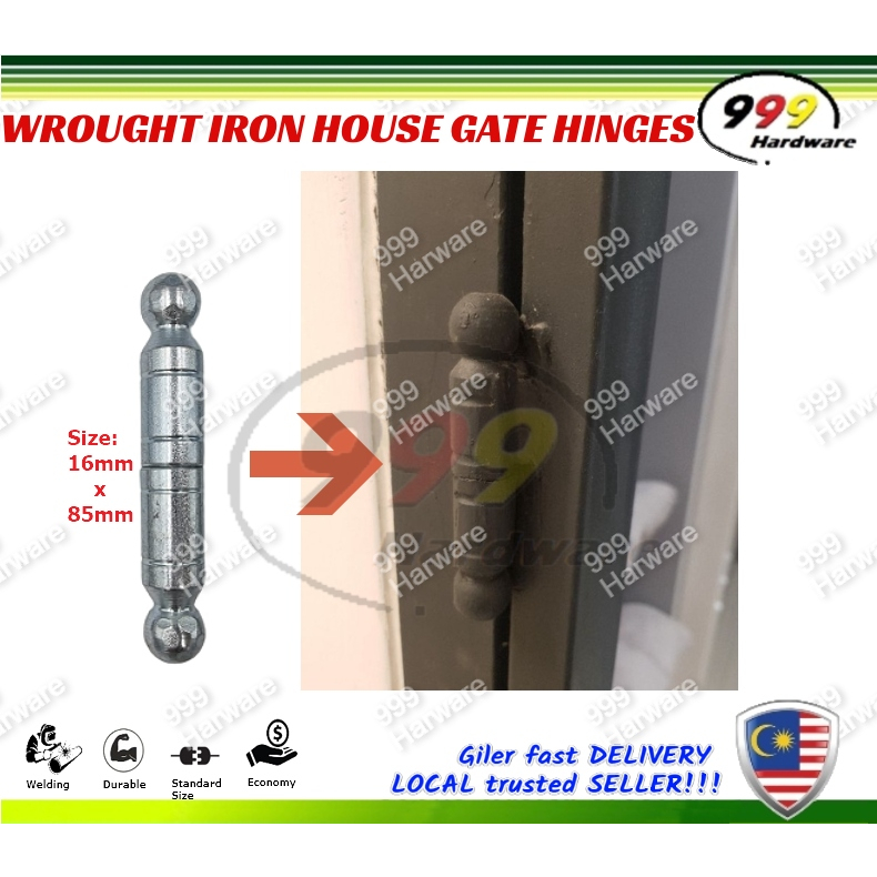 999 WROUGHT IRON HOUSE GATE HINGES / ENGSEL PAGAR / GATE HINGE BRACKET ...