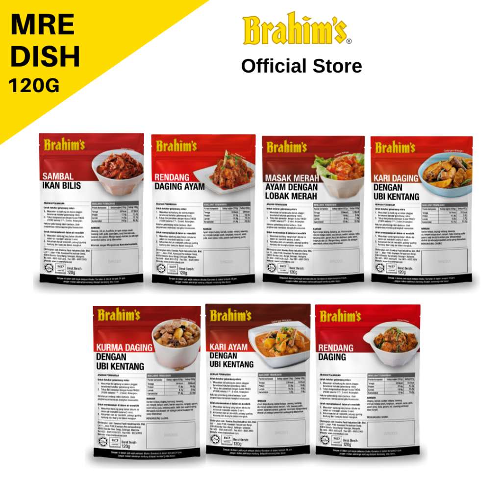Brahim's Meal to Eat 120g - Makanan Sedia di Makan | Shopee Singapore