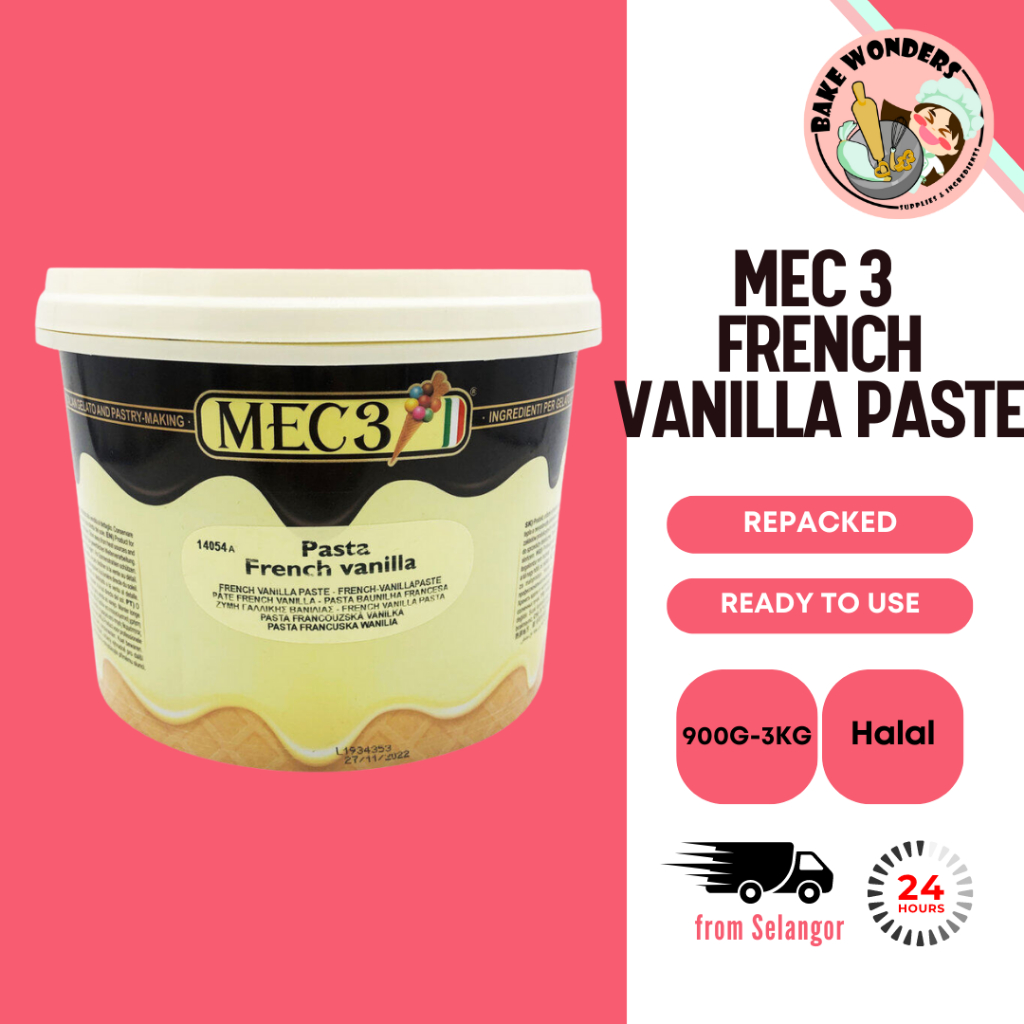 MEC3 French Vanilla/ Vanilla Flavoring/ Pure Vanilla Paste/ Imported ...