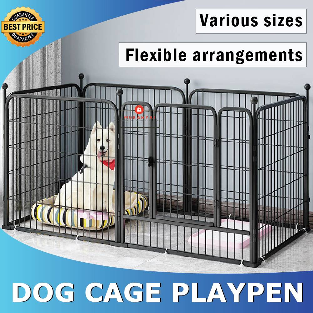 Dog Cage Fence Large Dog Playpen fense indoor animal cage Pet Cage ...