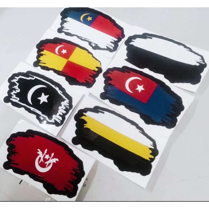 Sticker Map Of The kelantan Land/Terganu/pahang/kuala lumpur/Hose/sabah ...