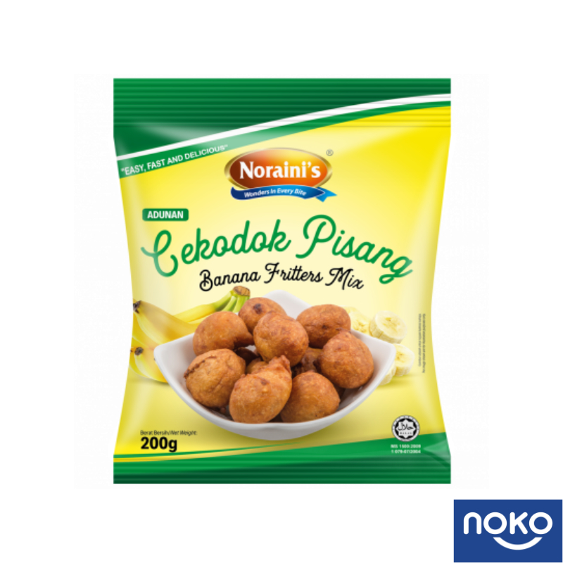 Noraini's Cekodok Pisang Banana Fritters Mix (200g/pack) | Shopee Singapore