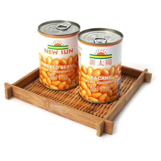 NEW SUN / ALI SHAN / SURE RASA BAKED BEANS 425G (EASY OPEN) | Shopee ...