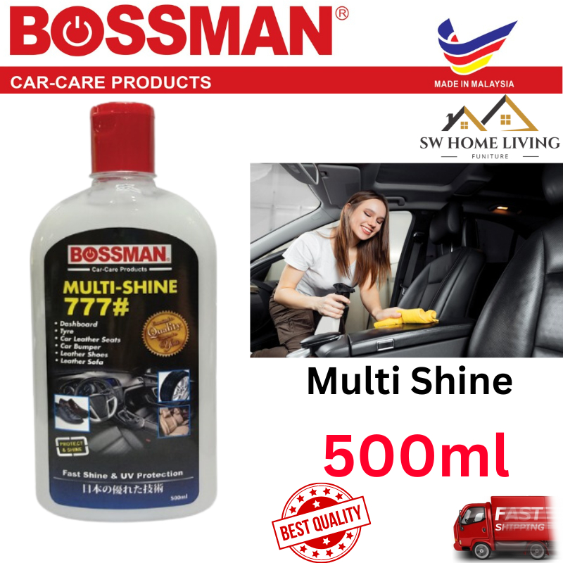 SW BOSSMAN Car Care Multi Shine 777 Shoe Cleaner Car Interior Dashboard ...