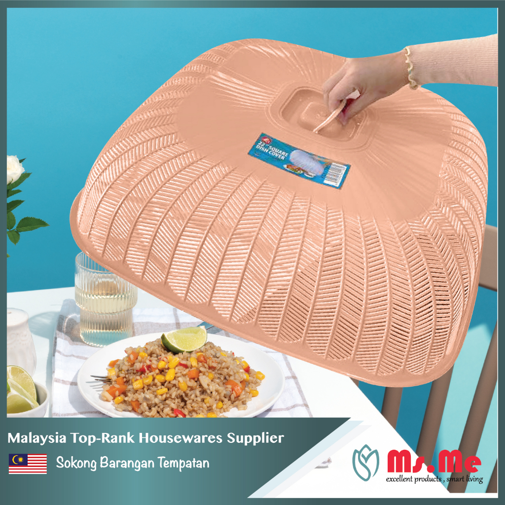 Ms.Me Large Rectangular Round Kitchen Dish Food Cover Anti Flies with ...