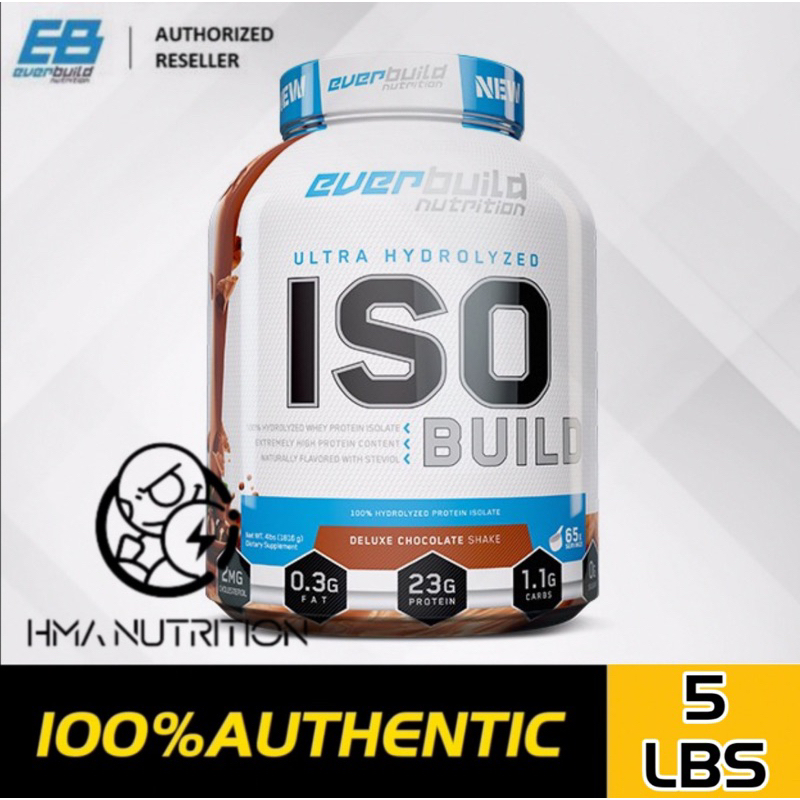 EverBuild Ultra Hydrolyzed Iso Build (5 lbs.) Hydrolyzed Whey Isolate ...