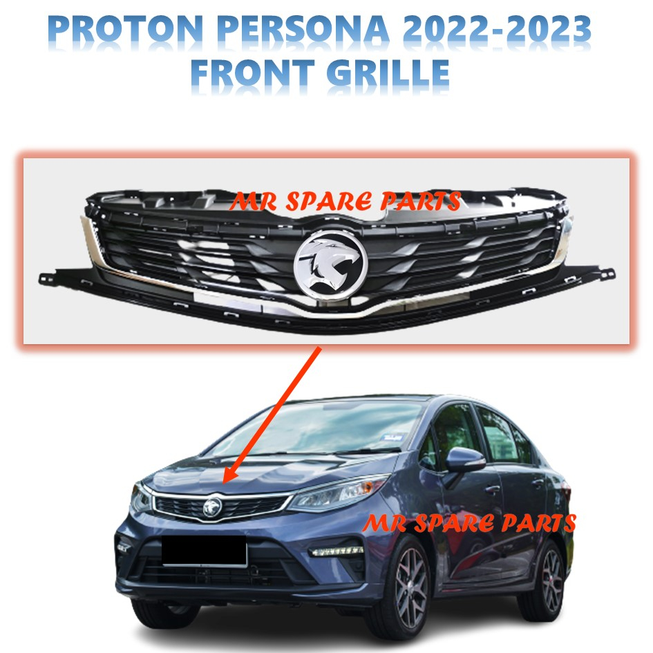 PROTON PERSONA VVT 2022-2023 FRONT GRILLE / LOGO / MOULDING | Shopee ...