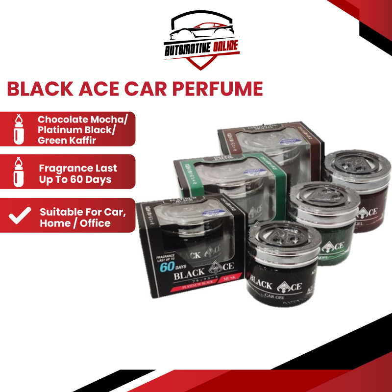 Black Ace Car Perfume Car Gel /Perfume Kereta Gel /Pewangi Kereta ...
