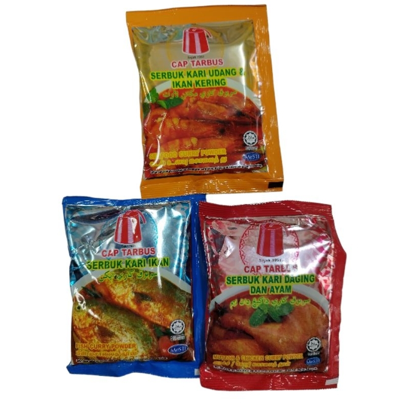Curry Powder Cap Tarbus - Meat/Fish/Seafood (25g) | Shopee Singapore