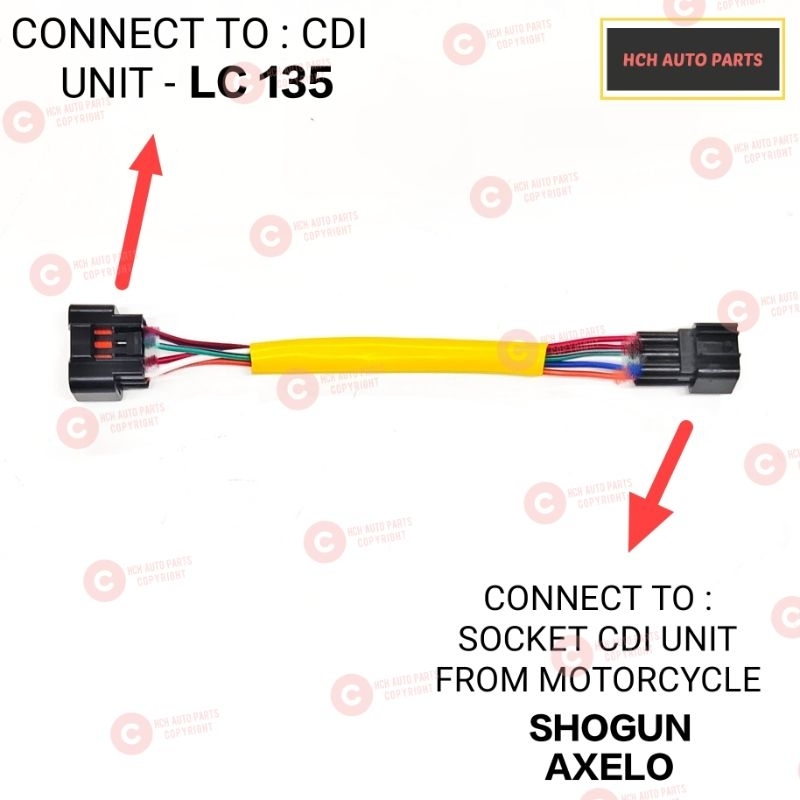 CDI CONVERTER SOCKET - LC 135 > PNP > SUZUKI - SHOGUN AXELO (NK ...