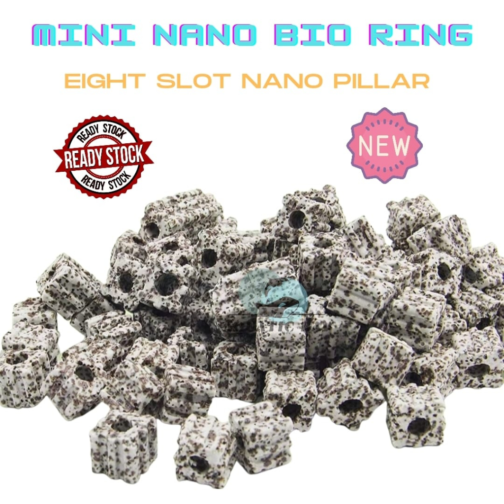 500G-5KG Mini Nano Pillar Eight Slot Bio Cube Aquarum Bio Media Filter ...