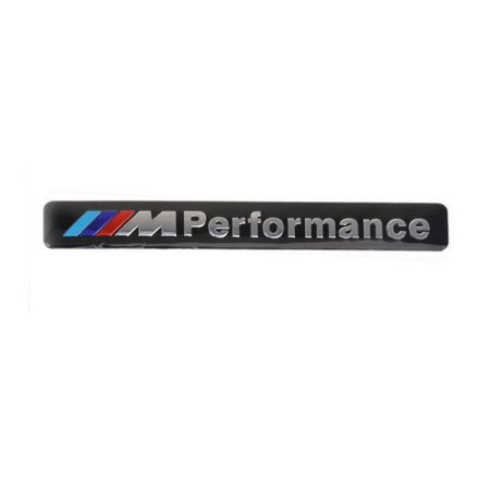 M Performance Bmw 3d Car Interior Metal Emblem Sticker Logo Black ...