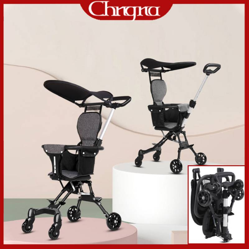 2 Way Magic Stroller Foldable Baby Stroller 4 Wheels Ultra lightweight ...