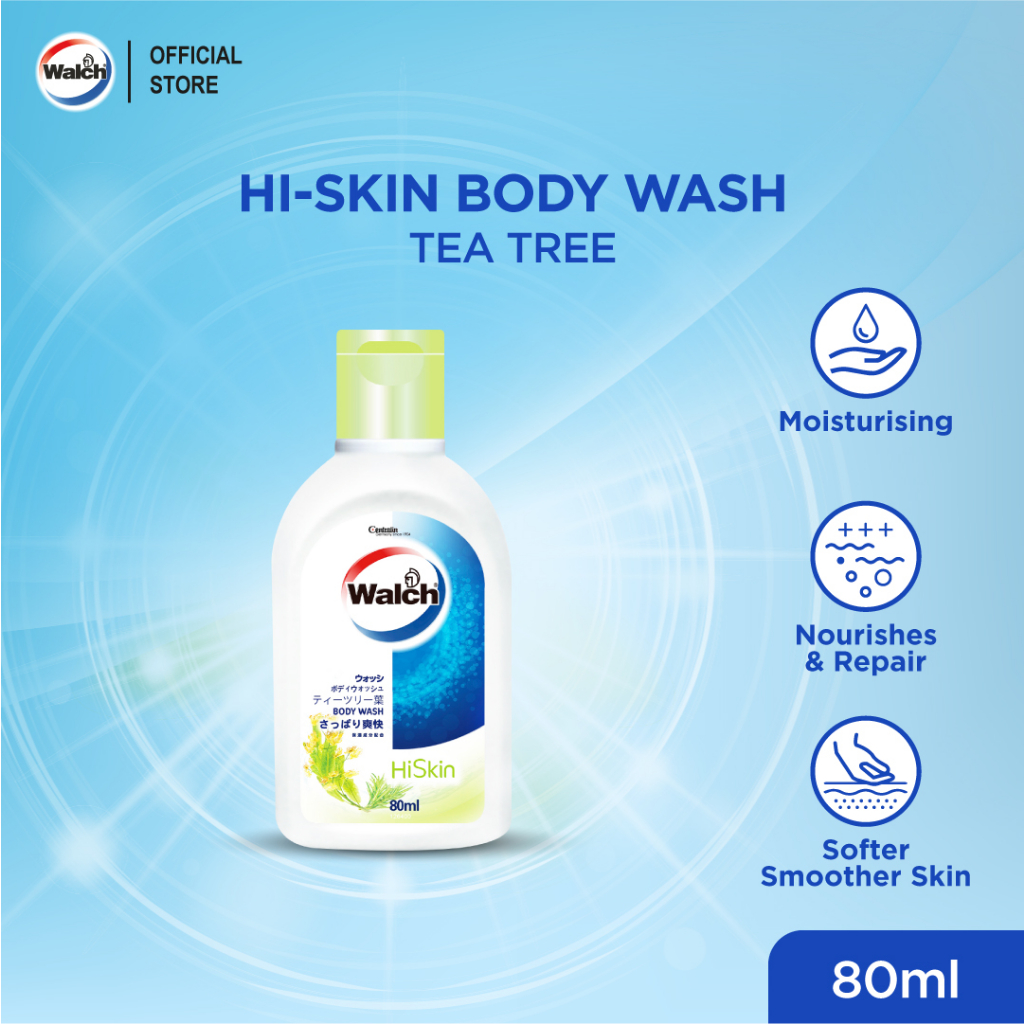 Walch Hi-Skin 80ml Body Wash Tea Tree [Expired Aug'23] | Shopee Singapore