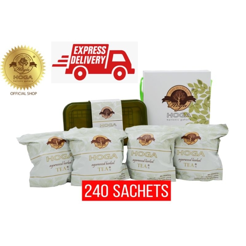 HOGA Gaharu Tea| Agarwood Herbal Tea(240TB)|贺嘉沉香茶|Organic Tea for ...