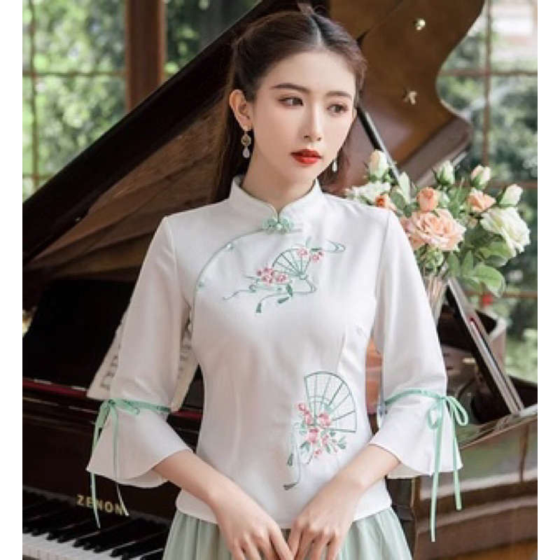 *cheongsam for lady* traditional wear cheongsam blouse cheongsam top ...