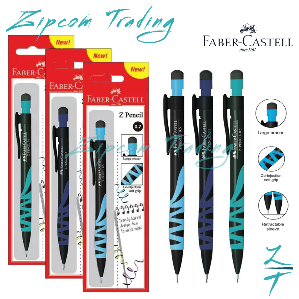 Faber Castell Mechanical Pencil Z-Pencil 0.7 mm | Shopee Singapore