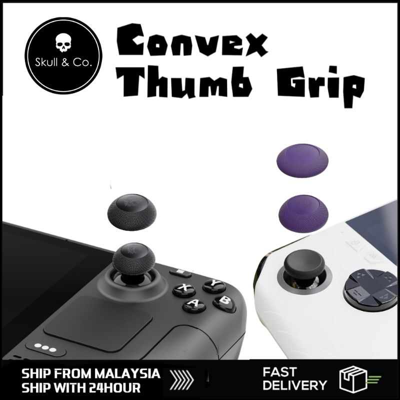 Skull & Co Convex Thumb Grip Set for Steam Deck/Rog Ally (4pcs ...
