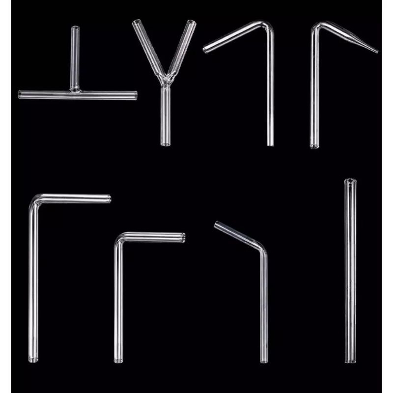 - Glass Catheter Laboratory T-Type Y-Type Glass Elbow Tube Chemical ...