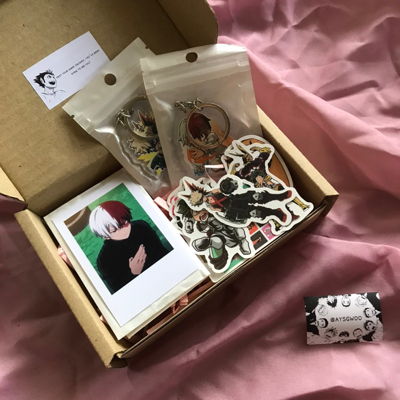 My Hero Academia Boku No Hero Todoroki Bakugo Deku Kirishima Set Boxes ...