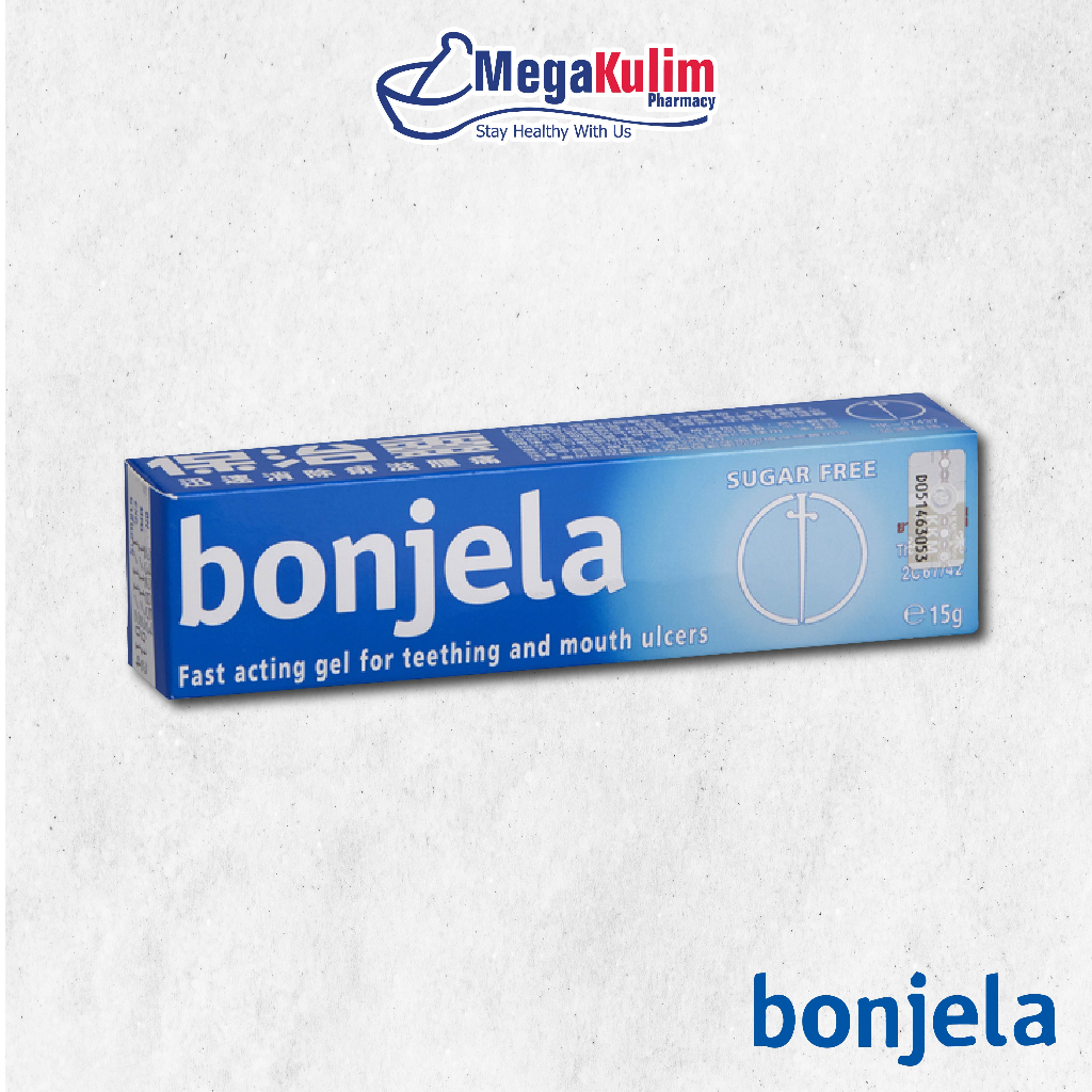 Bonjela Fast Acting Gel For Teething and Mouth Ulcers 15g | Shopee ...