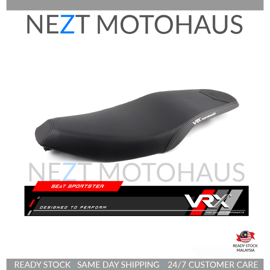 VRX SPORTSTER RACING LEATHER SEAT Y15 Y16 LC135 V1 V2 NMAX V2 NVX V1 V2 ...