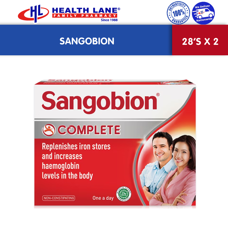 Sangobion With Iron (28's x 2) | Shopee Singapore