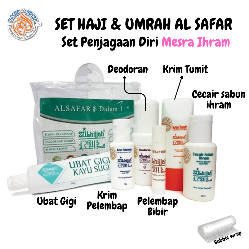 Self-RELIGION Set Haji AL-SAFAR- Haji & UMRAH Set-Mesra Ihram-Hajj ...