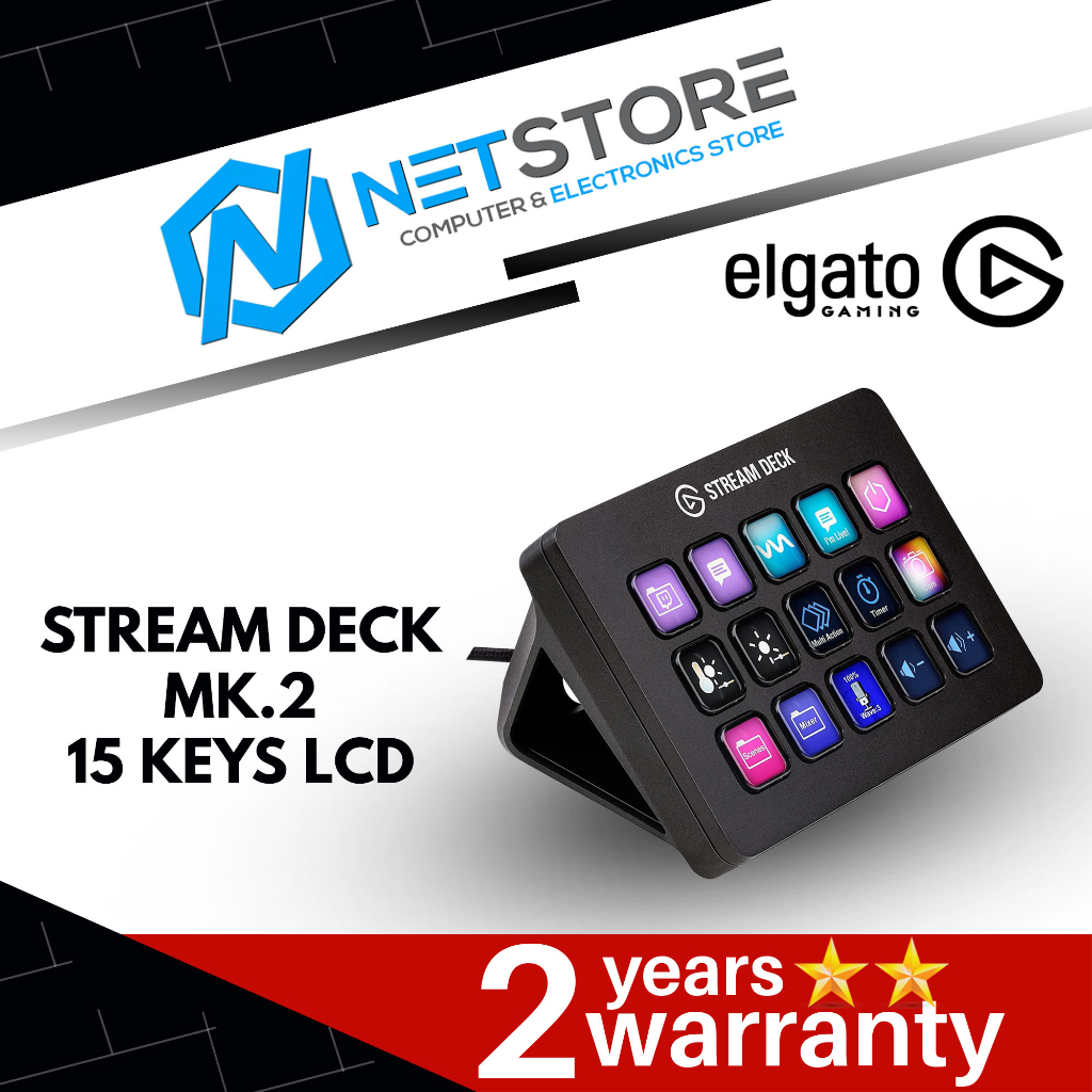 Elgato Stream Deck MK.2 - Live Content Creation Controller with 15 Keys ... Elgato Stream Deck MK.2 - Live Content Creation Controller with 15 Keys ...