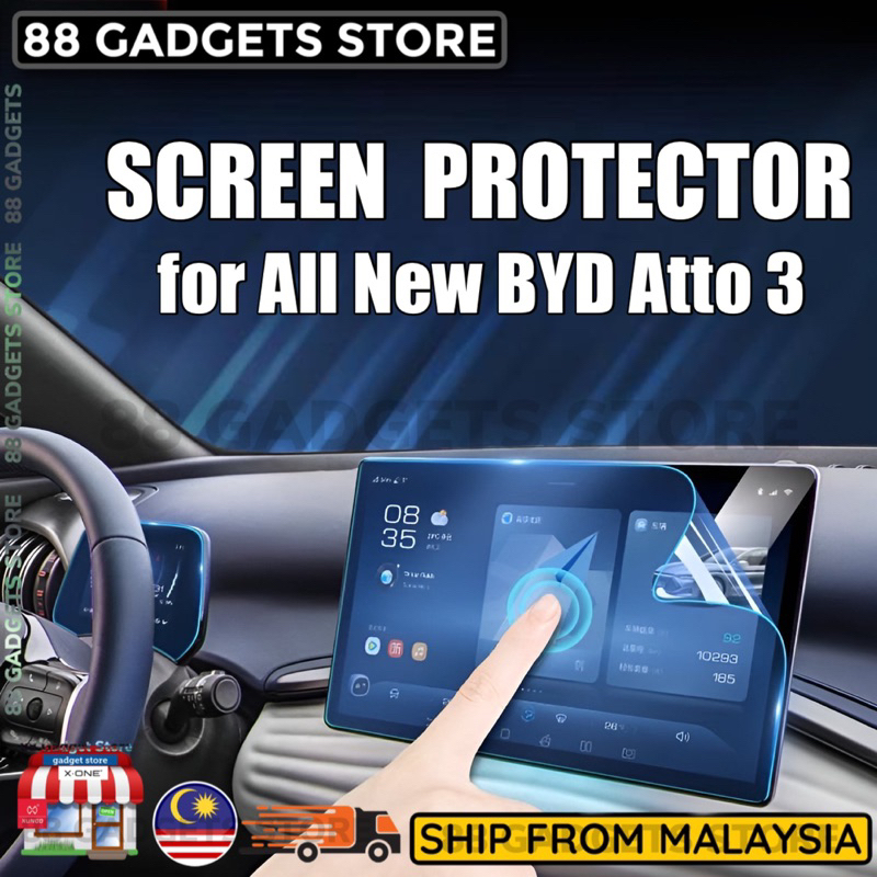BYD Atto 3 2024 / 2022 Monitor Display GPS Control TPU Film Screen ...
