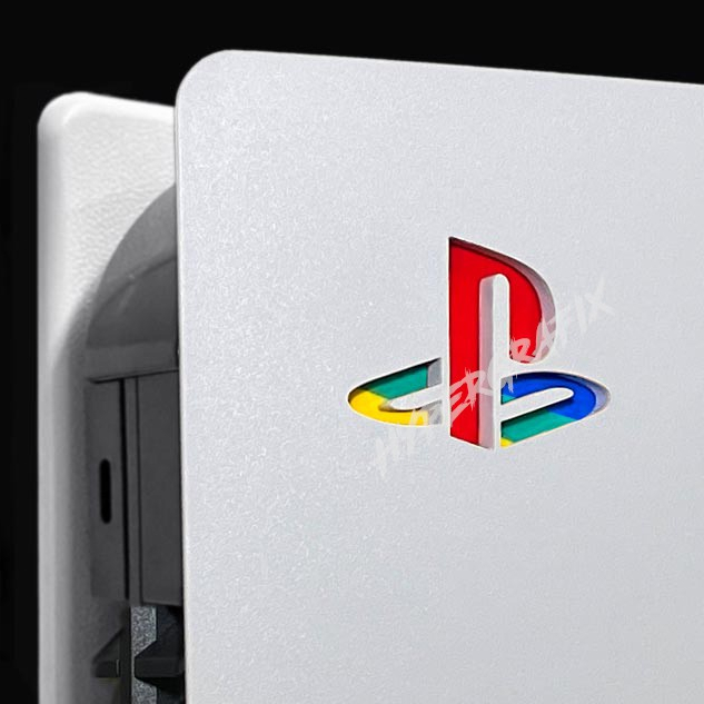 (V2) PS5 LOGO UNDERLAY DECALS PLAYSTATION 5 STICKER SKIN / PS4 CENTRE ...