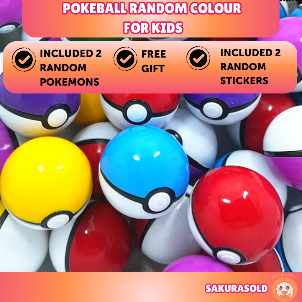 Pokemon Ball Pokeball With Pokemon Pikachu Mini Pokeball Mini Pokemon ...