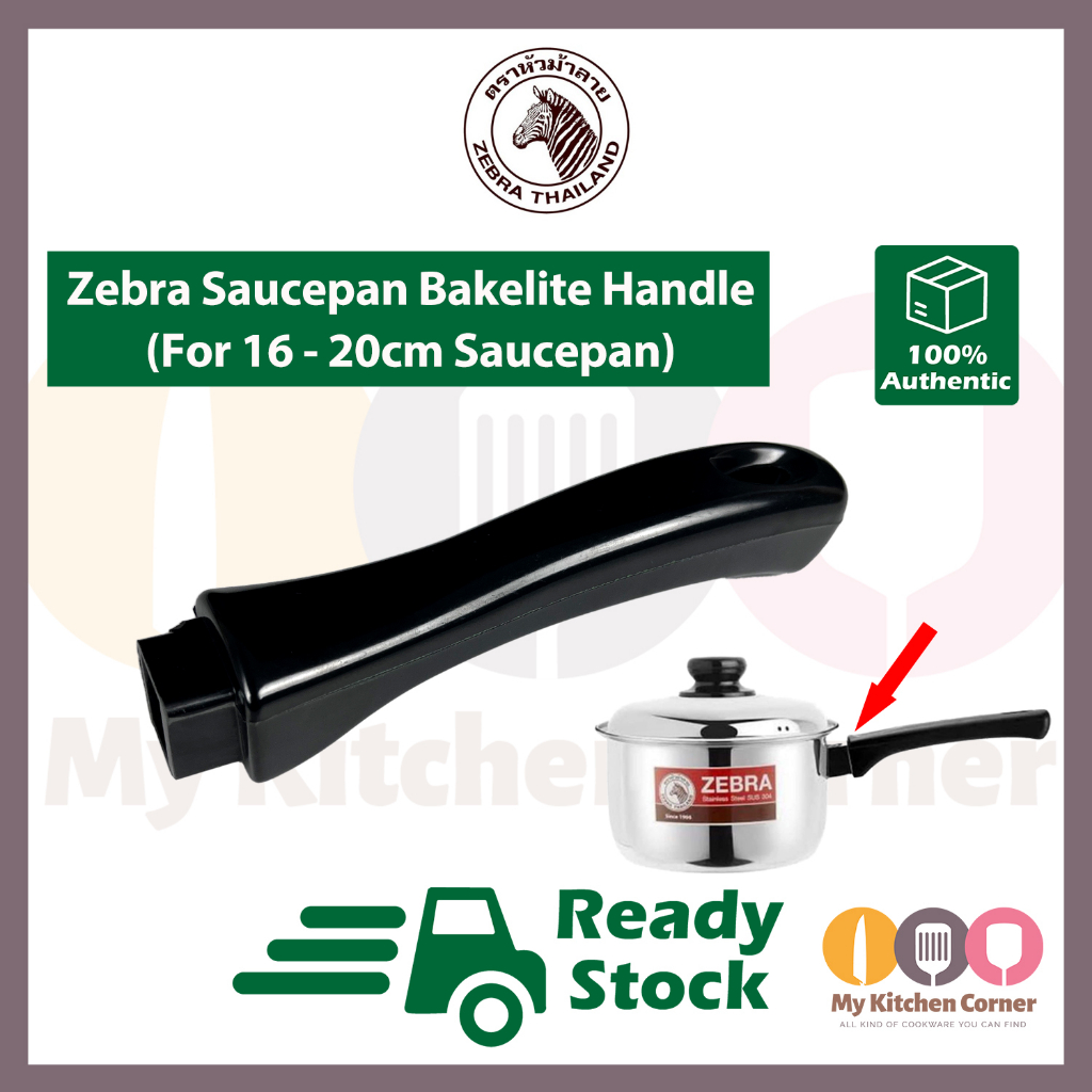 Zebra Bakelite Handle Spare Part for Zebra Saucepan 16cm/18cm/20cm Pot ...