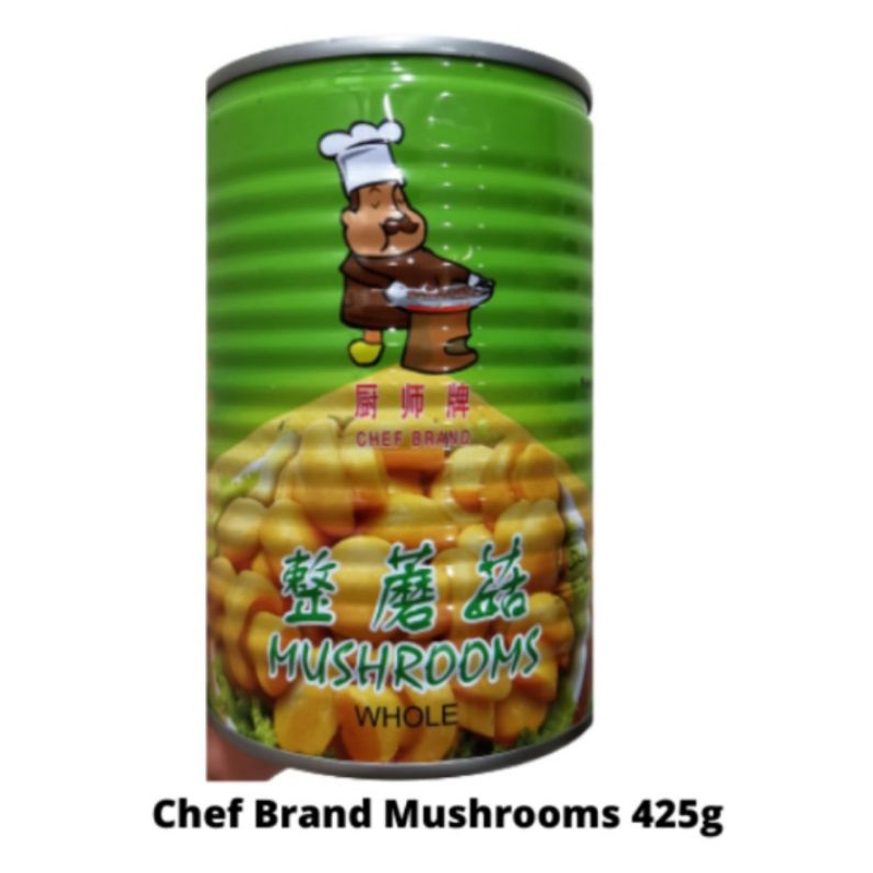 CHEF BRAND WHOLE MUSHROOM 厨师牌整蘑菇 425g | Shopee Singapore