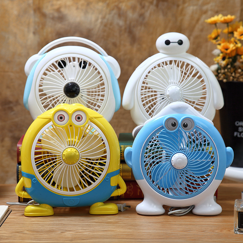 Table Fan Cute Cartoon Electric Fan Desktop Office Fan Kipas Angin Fans ...