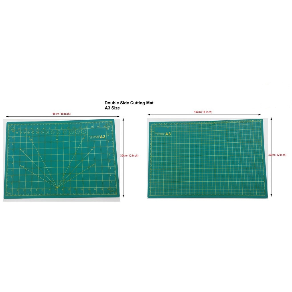 A3 Size Cutting Mat Double Sided Thickness 3mm | Shopee Singapore