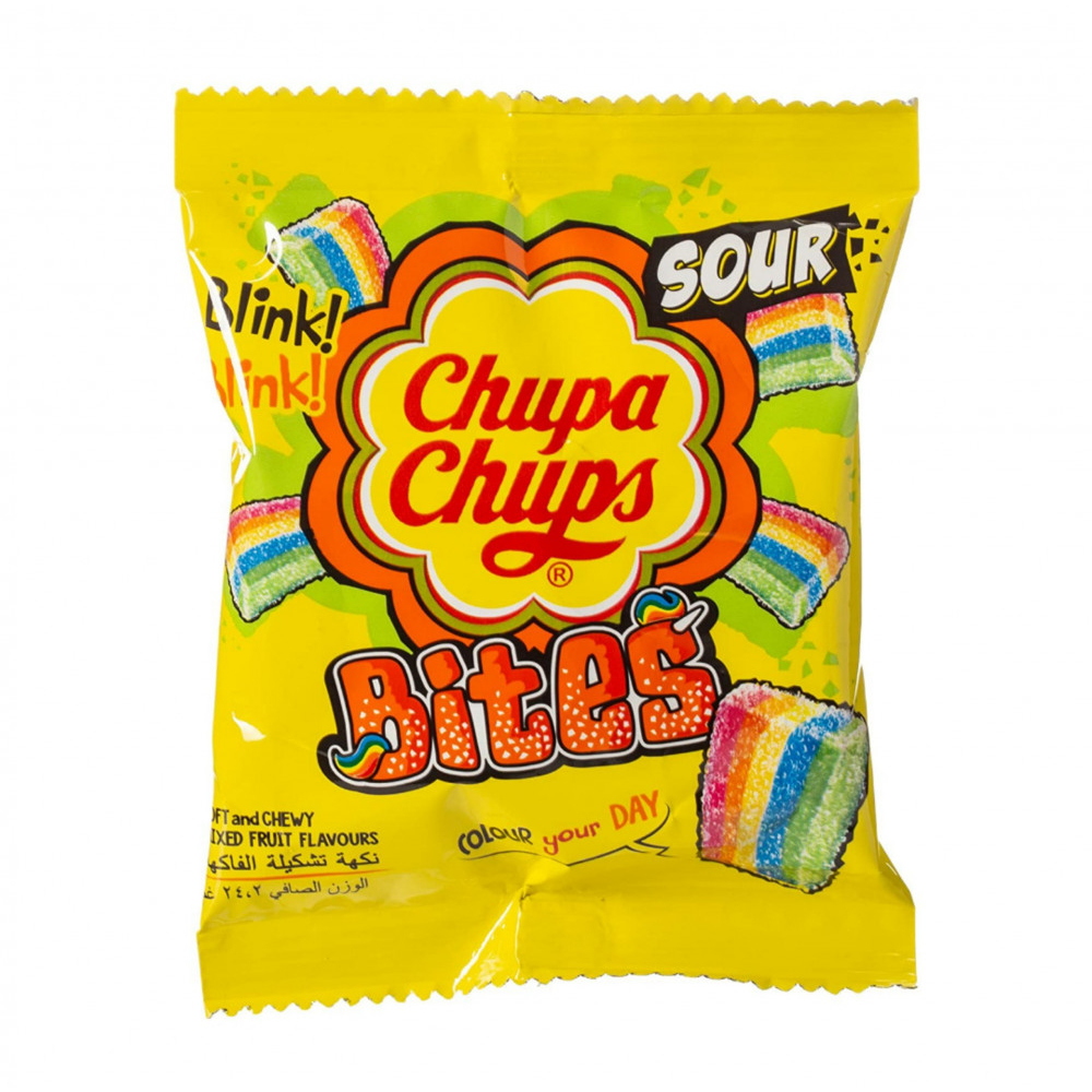 56g Limited Edition Chupa Chups Sour Bites Kembang Gula Jeli Rasa Aneka ...