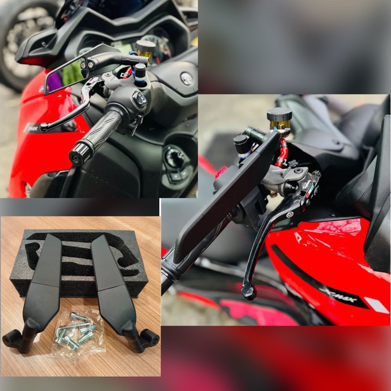 Side Mirror Yamaha Honda NVX Xmax Nmax Y15 Y16 Rs150 Rsx Lc135 Ego Ex5 ...