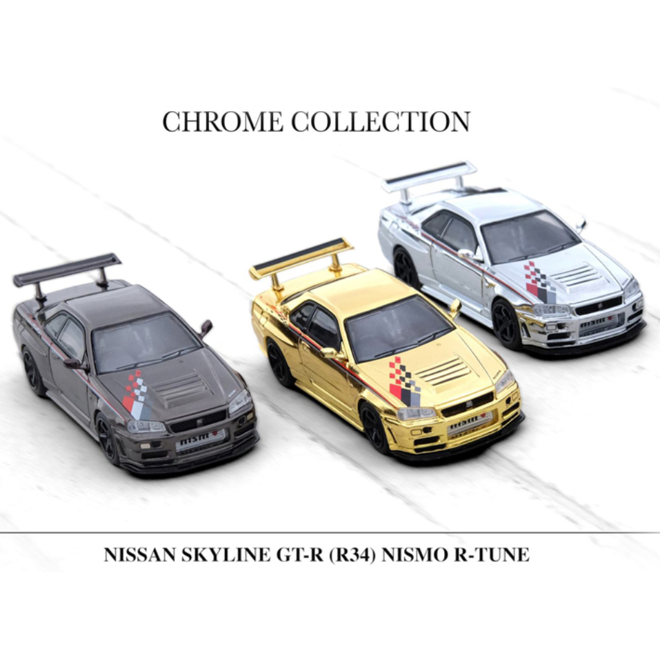 Inno Nissan Skyline GT-R R34 Chrome Collection Set | Shopee Singapore
