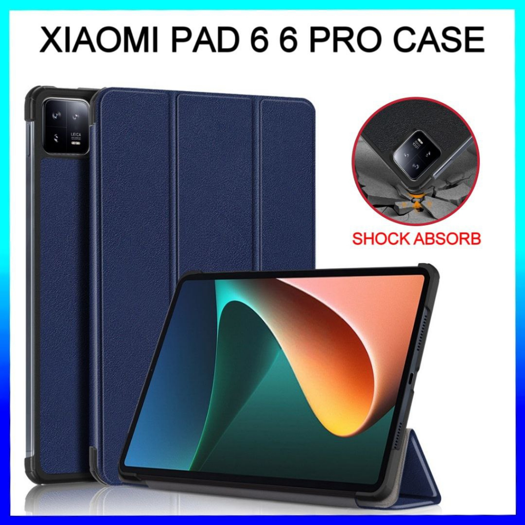 For Xiaomi Pad 6 / 6 Pro 11 inch Leather Magnetic Flip Case Mipad6 ...