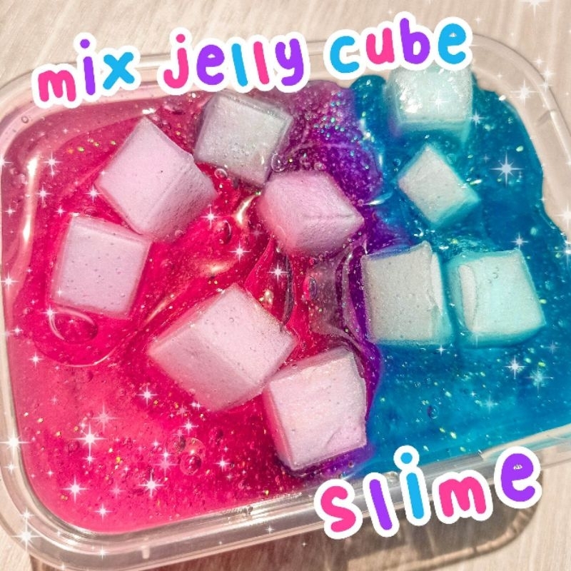 SPONGE CUBE - FOR JELLY CUBE SLIME 4PCS - slimebykaklyn | Shopee Singapore