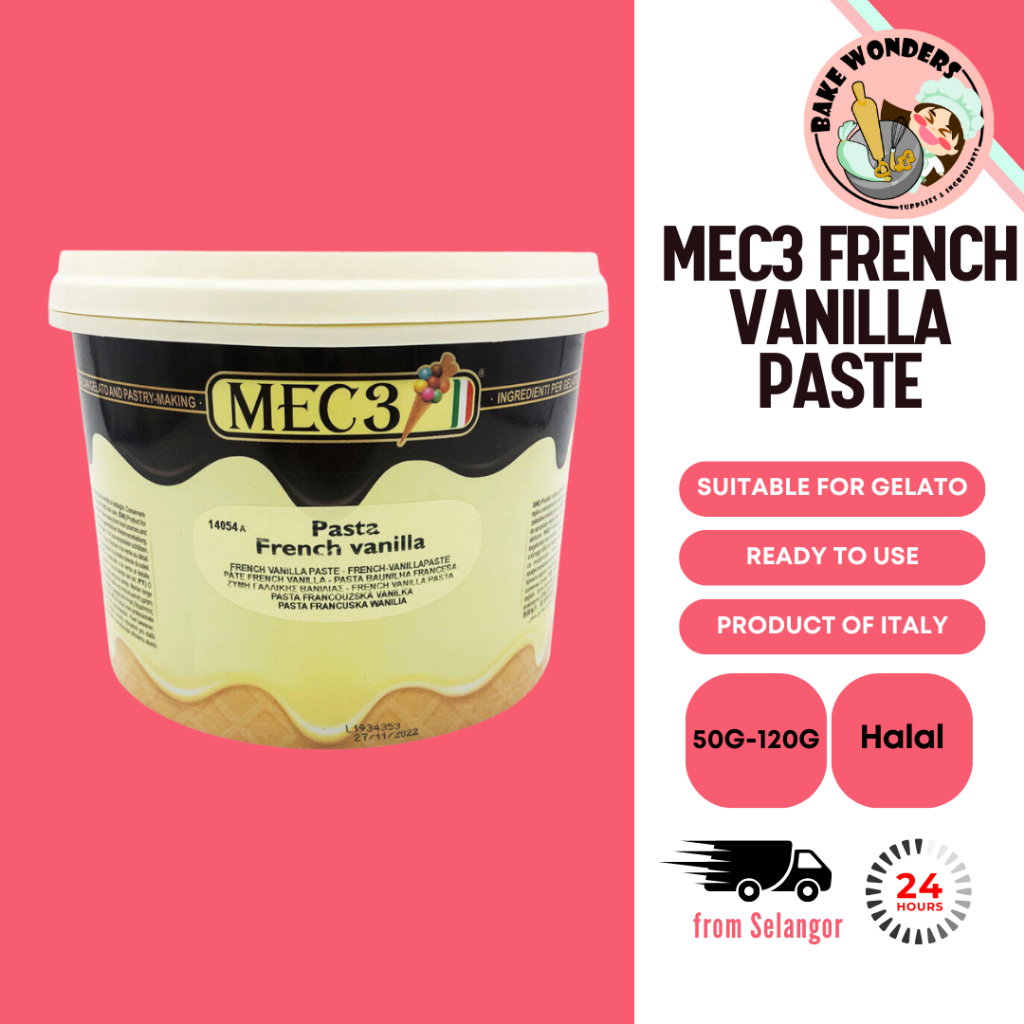 MEC3 French Vanilla/ Vanilla Flavoring/ Pure Vanilla Paste/ Imported ...