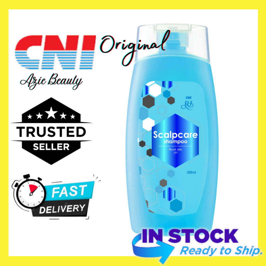 Cni RJ Scalp Care Shampoo (300ml) - with ZPT, Effective Anti-Dandruff ...