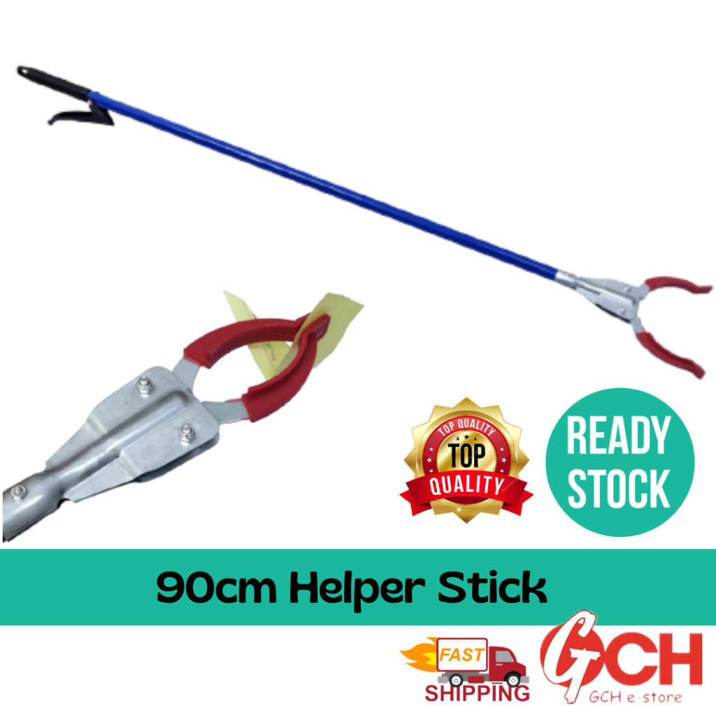 (90cm) Helper Stick Metal Pick Up Stick Garbage Picker Tool Pickup Long ...