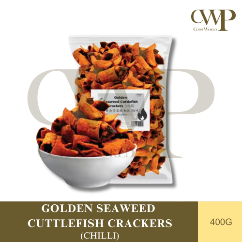 Golden Seaweed Cuttlefish Crackers (Spicy) | Shopee Singapore