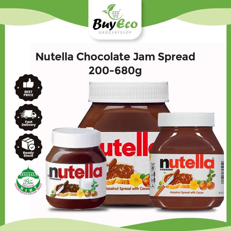 Nutella Chocolate Jam Spread 200-680g | Shopee Singapore