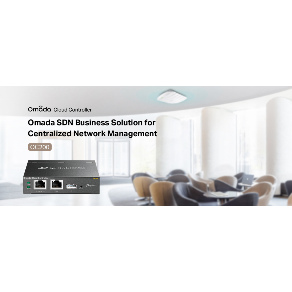 TP-Link OC200 Omada Hardware Controller / SDN Integrated / PoE Powered ...