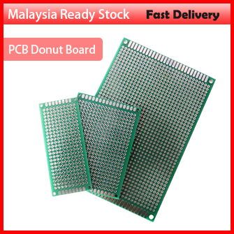 Double Sided Side Solder Soldering PCB Prototype Donut Board Green ...