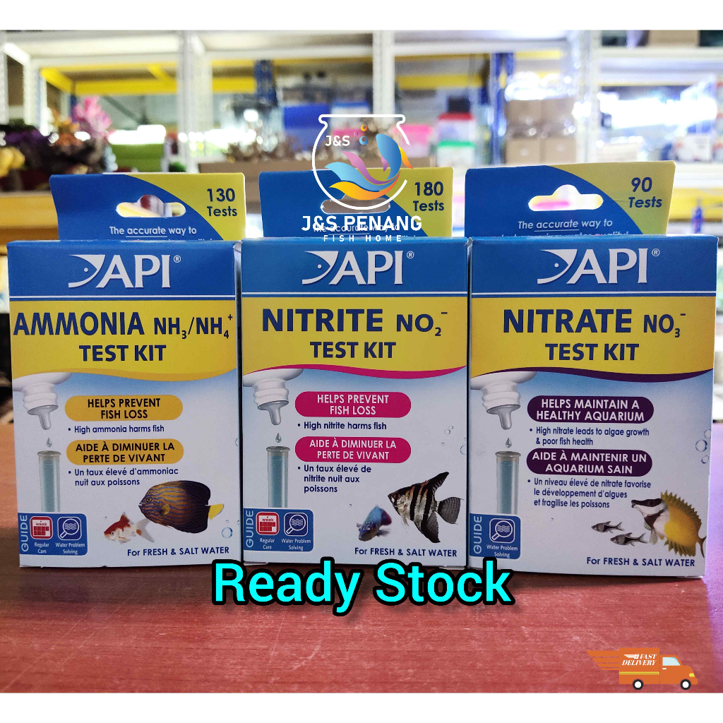 API Ammonia / Nitrite / Nitrate Test Kit – For Freshwater & Salt Water ...