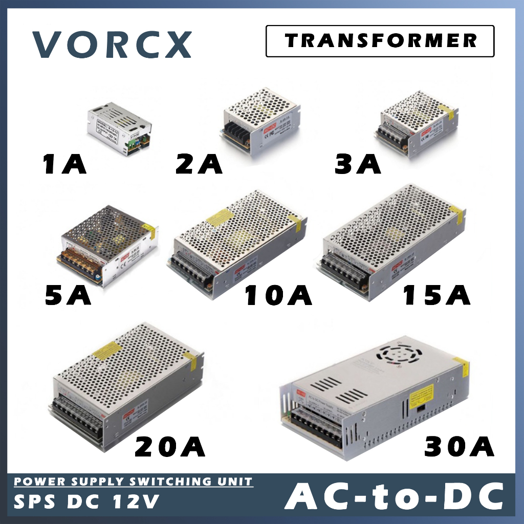Sinar SPS AC-DC 12V DC Switching Power Supply Transformer ( 1A / 2A / 3A / 5A / 10A / 15A / 20A ...